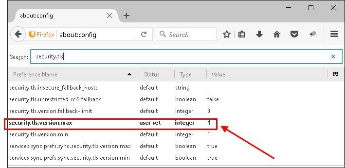 Enable Tls 1112 In Mozilla Firefox